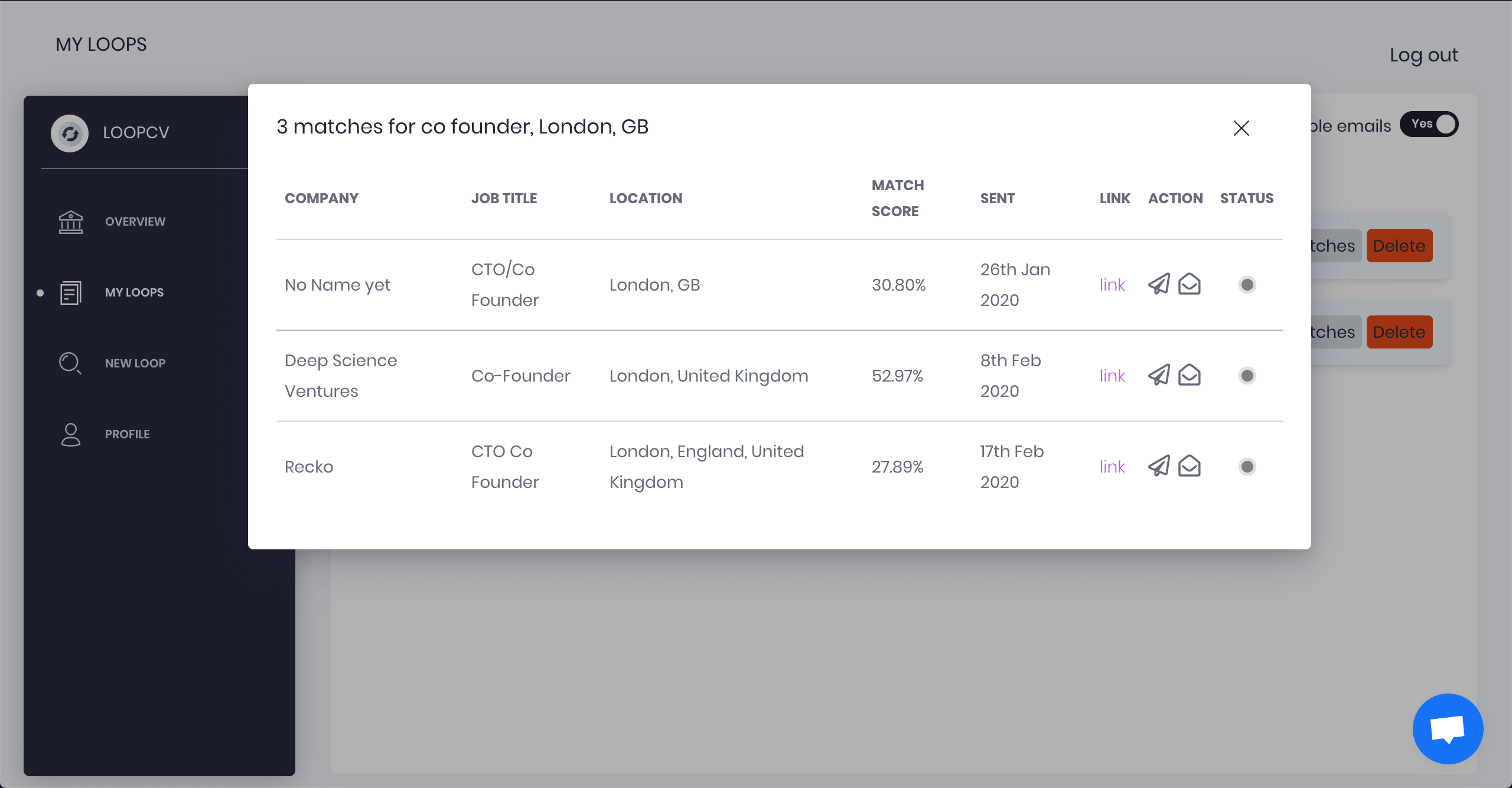 LoopCV - The first job search automation platform