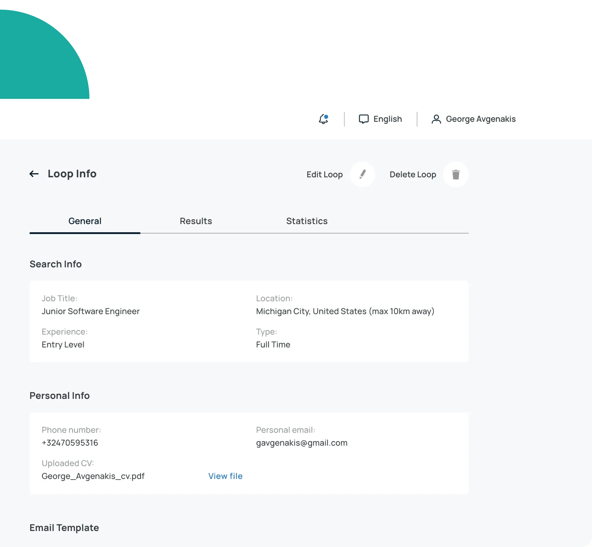 La primera plataforma de automatización laboral | Loopcv